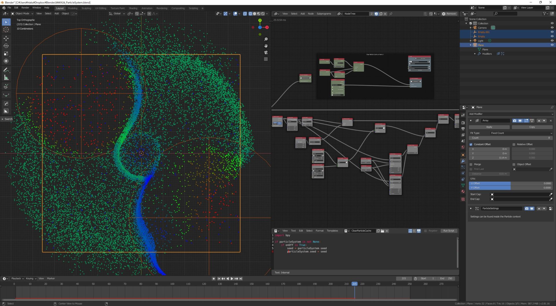 Animation Nodes + Extra Nodes – LeaveBehind